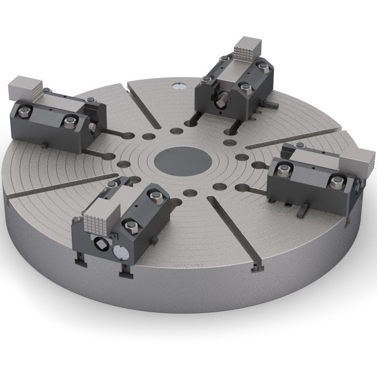 FBK/FBJ Series Face Plates with Boring Mill Jaws – Kitagawa