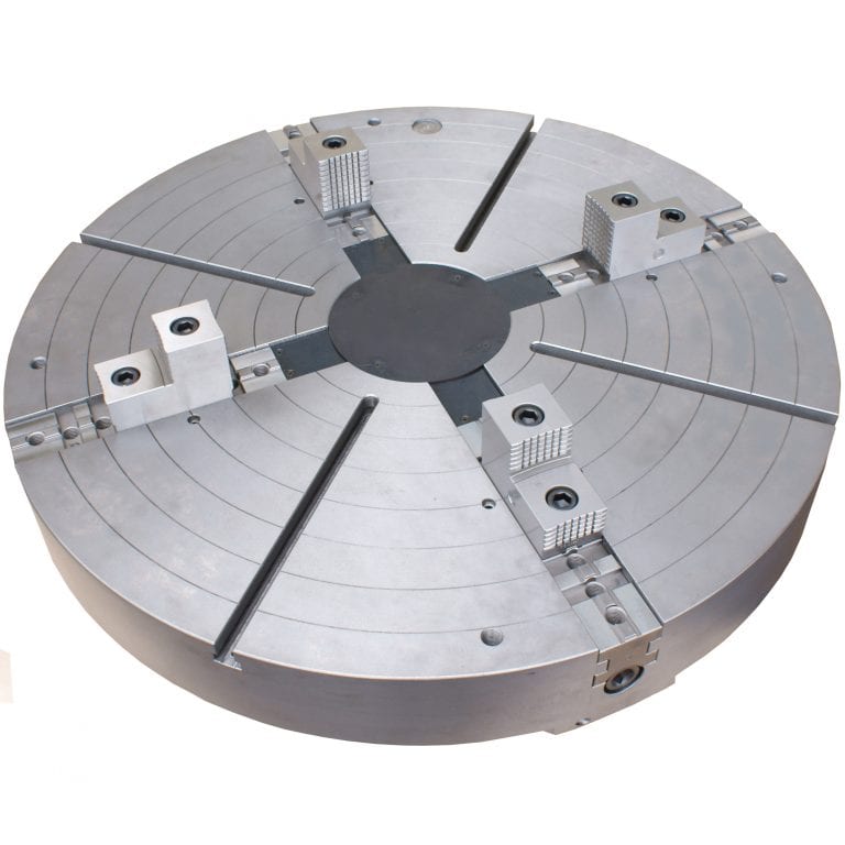 IDK/IDV Series 4 Jaw Independent Manual Chuck with Chip Cover – Kitagawa